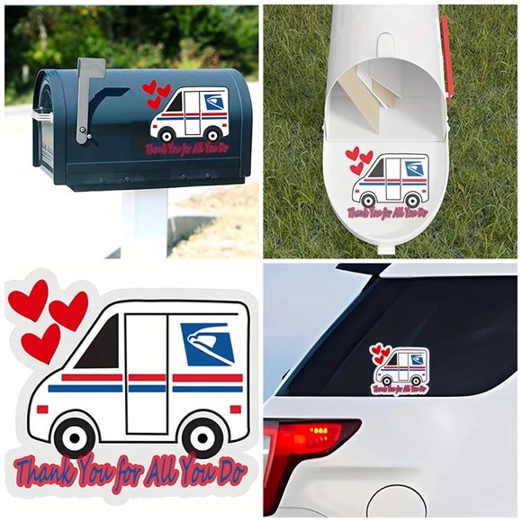 Unk | Wall Decor | New 5x 5 Postal Decal Thank You For All You Do ...